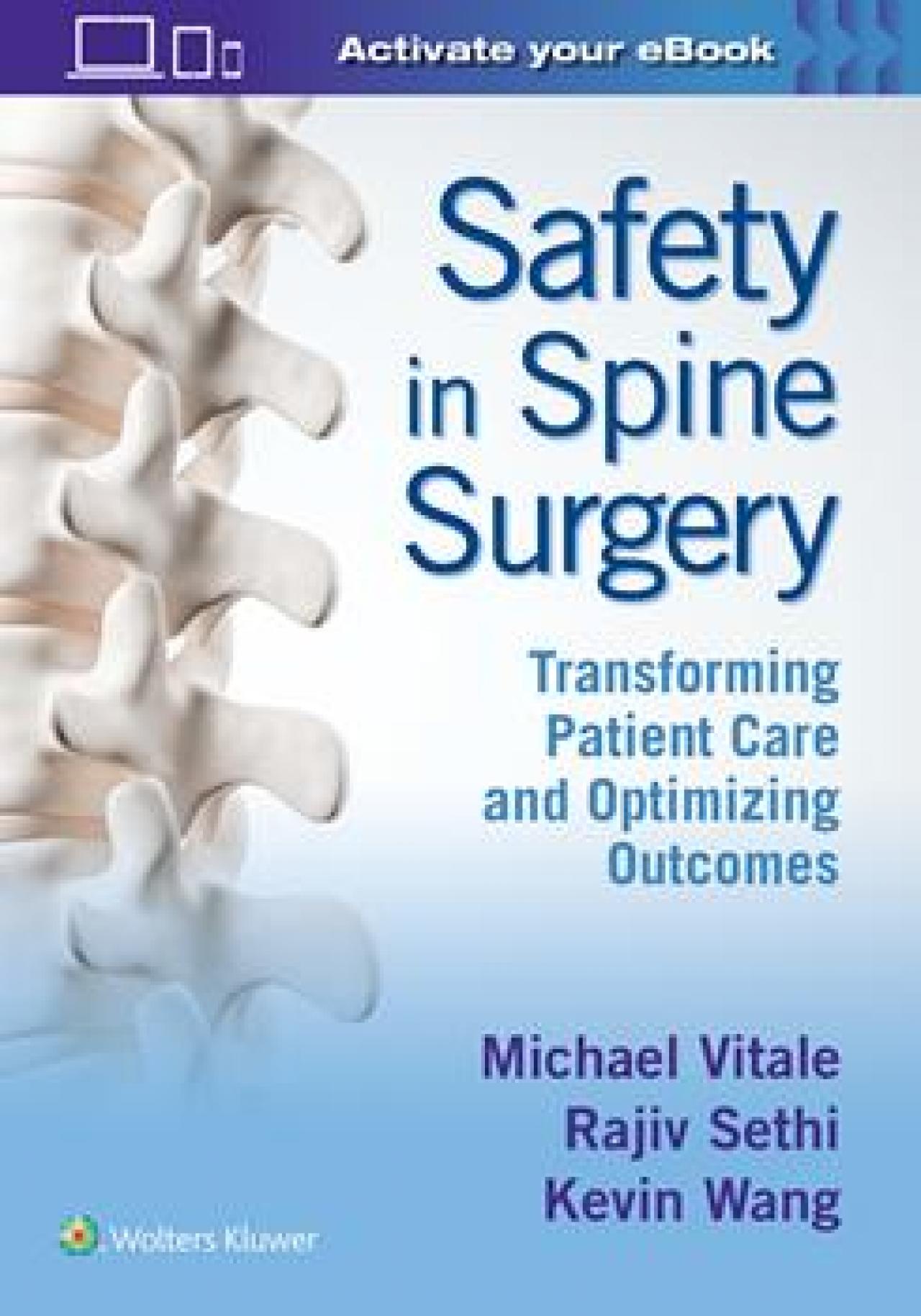 Dr. Michael Vitale Publishes Book on Spine Surgery Safety | Columbia ...